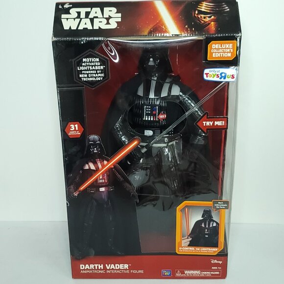 Thinkway Toys | Toys | Darth Vader Animatronic Figure Deluxe ...